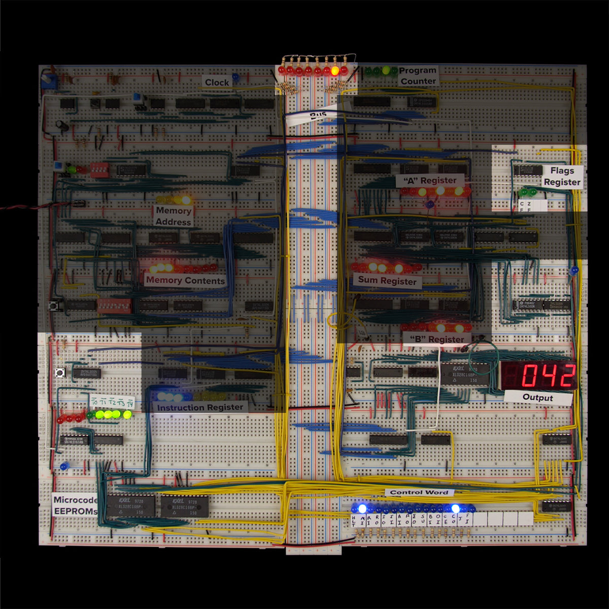 Kit 4: Output and control logic – Ben Eater