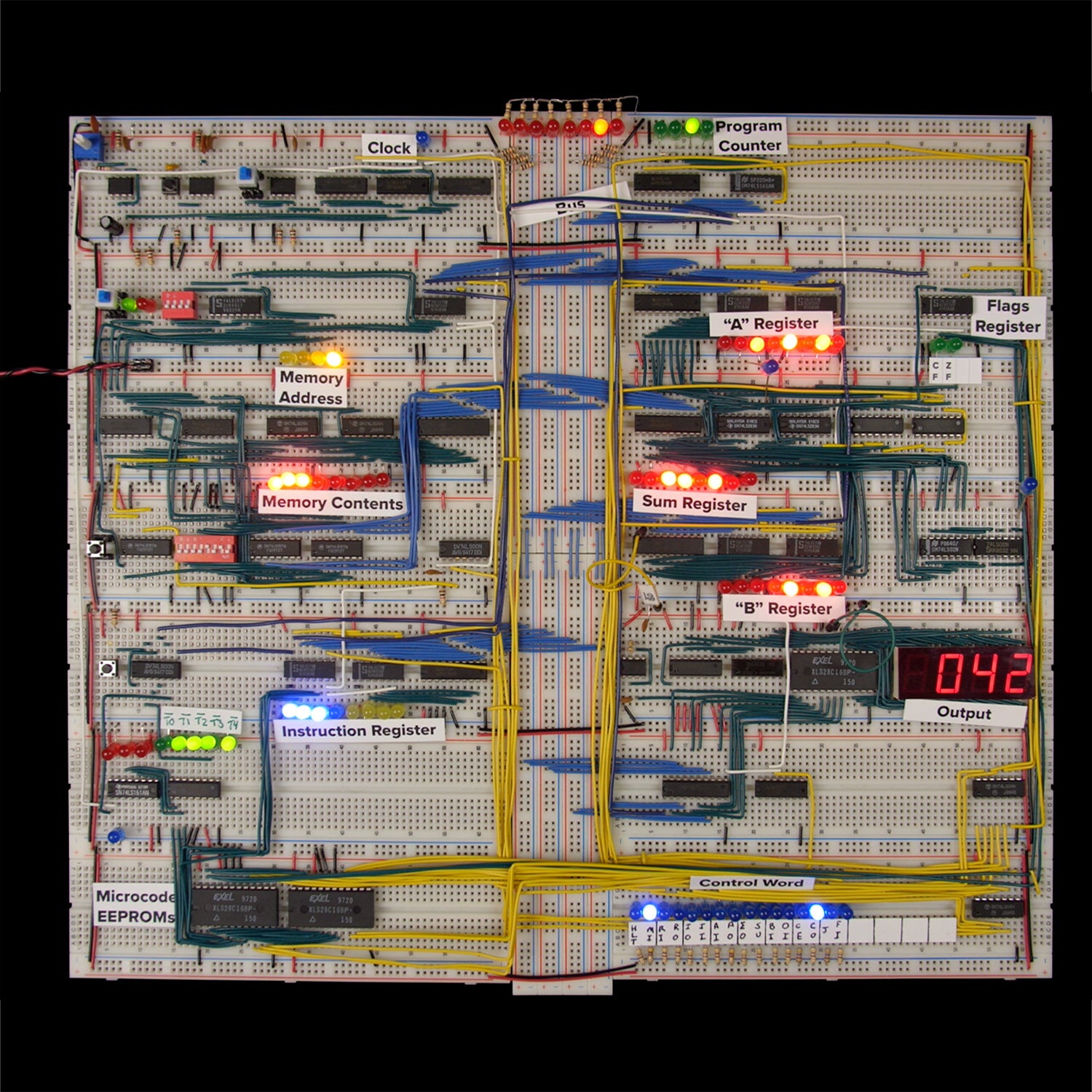 Kit 4: Output and control logic – Ben Eater